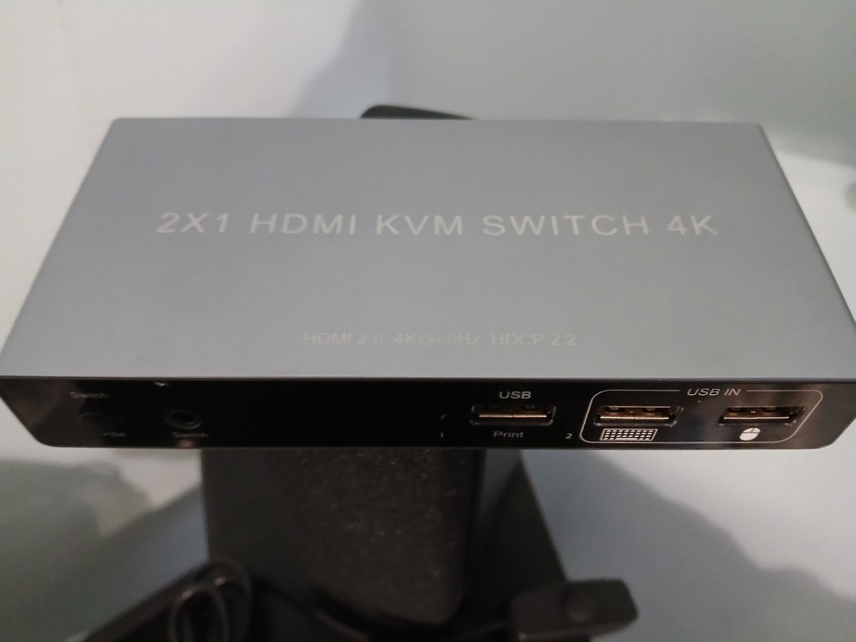 2X1 HDMI KVM Switch 4K HDMI KVM Switcher | eBay