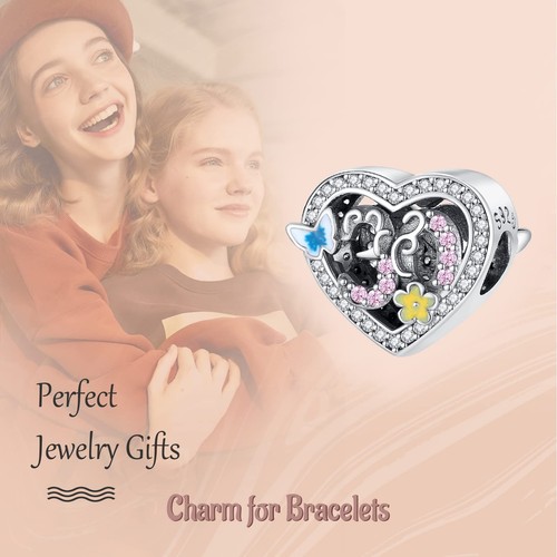 925 Sterling Silver Charms 30 Years Love Birthday Charm fit European ...
