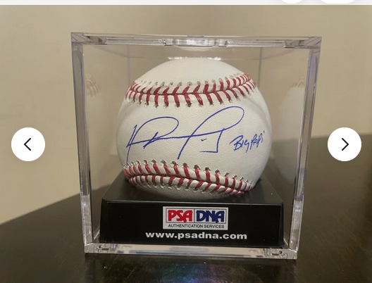 RARE ~ David Ortiz Autograph ~ SIGNED "Big Papi" ~ To girlfriend in ...