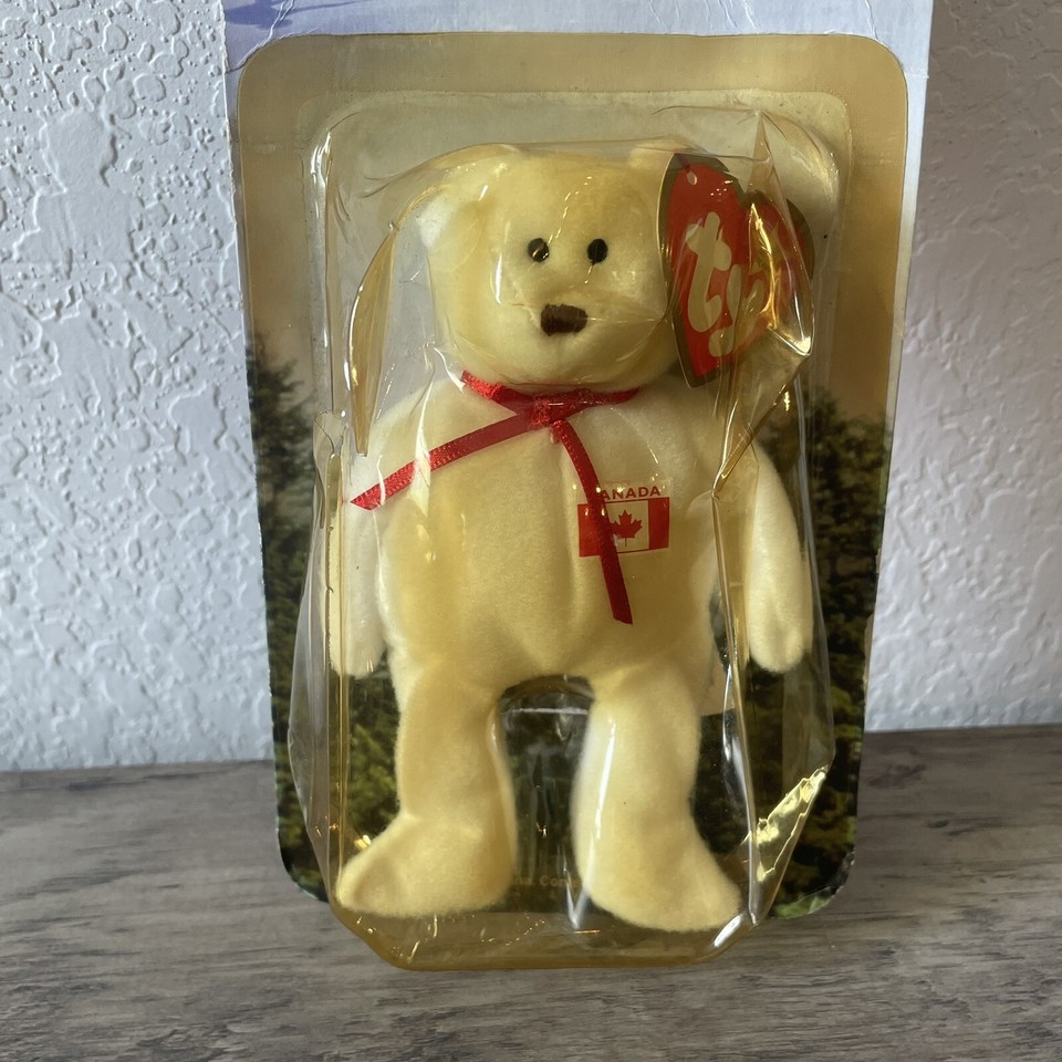 TY Beanie Baby Babies McDonald’s Teenie Beanie Maple Canadian Bear M2 ...