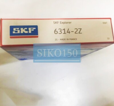 1PC SKF 6314-2Z single row deep groove ball bearing | eBay