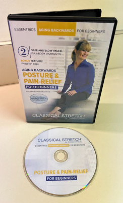 Essentrics Classical Stretch Posture & Pain Relief DVD, 2 Workouts ...