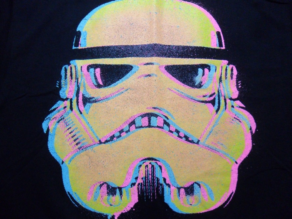 Medium- Storm Trooper Face Mask Star Wars Shirt Punch Gildan Brand T ...