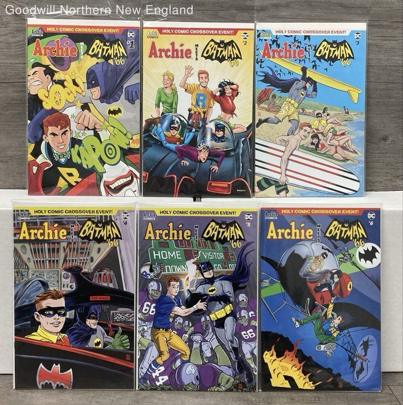 Archie Meets Batman 66 Complete Miniseries Crossover #1-6 - 1B 2B ...