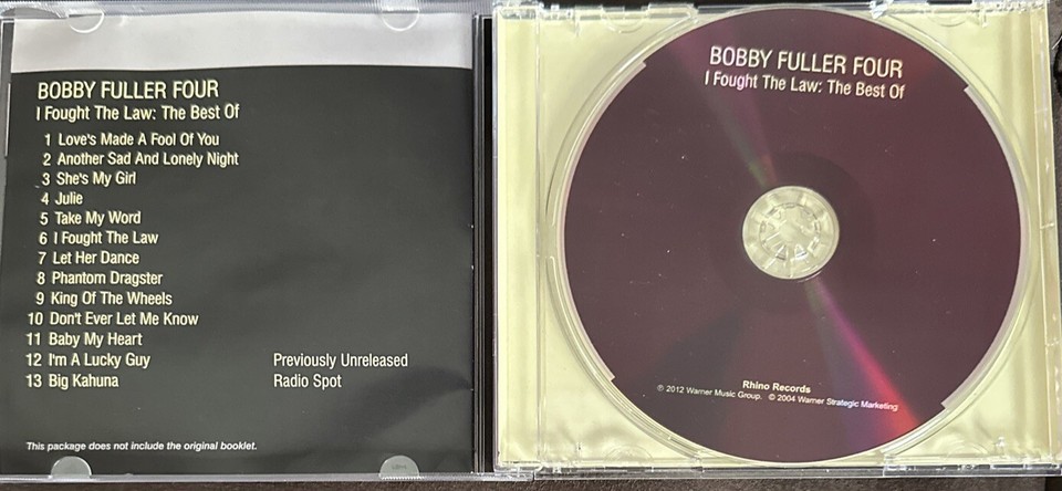 Bobby Fuller Four - I Fought the Law: Like New CD! 81227649425| eBay