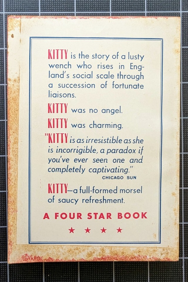 Kitty by Rosamond Marshall 1945 Eagle Books Vintage Paperback Pulp ...