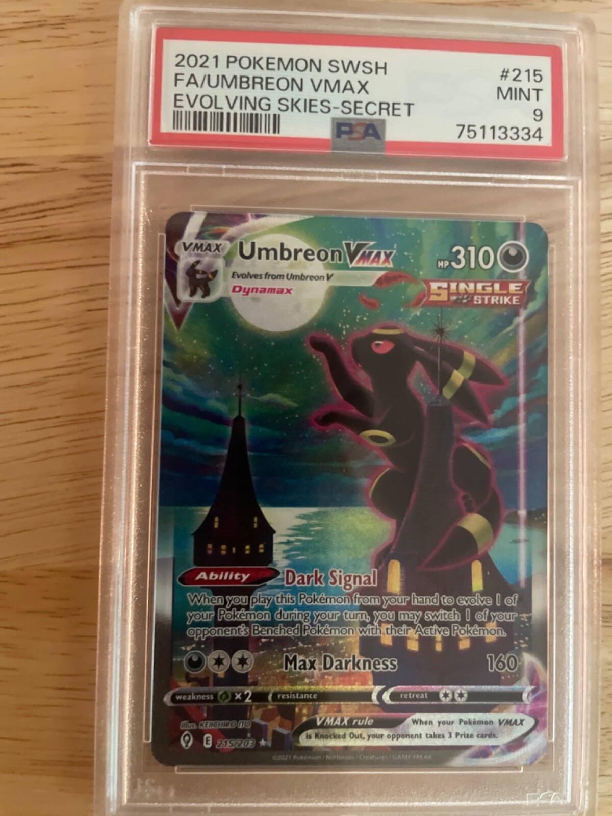 Moonbreon PSA 9 Mint Umbreon pokemon cards | eBay