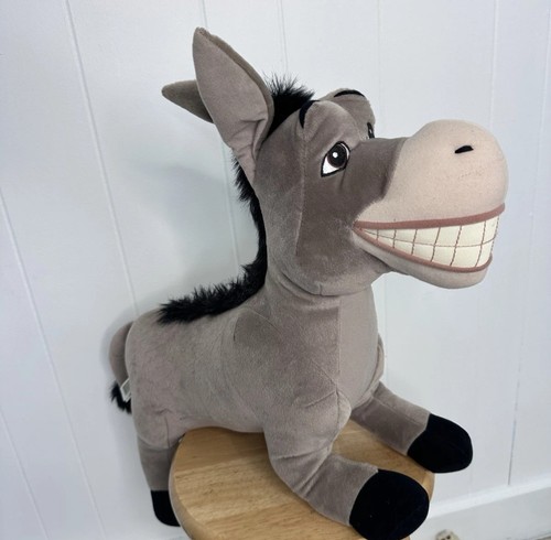 Shrek 2 Jumbo Plush Donkey CLEAN Fun Big Smile Smiling 2004 Standing ...