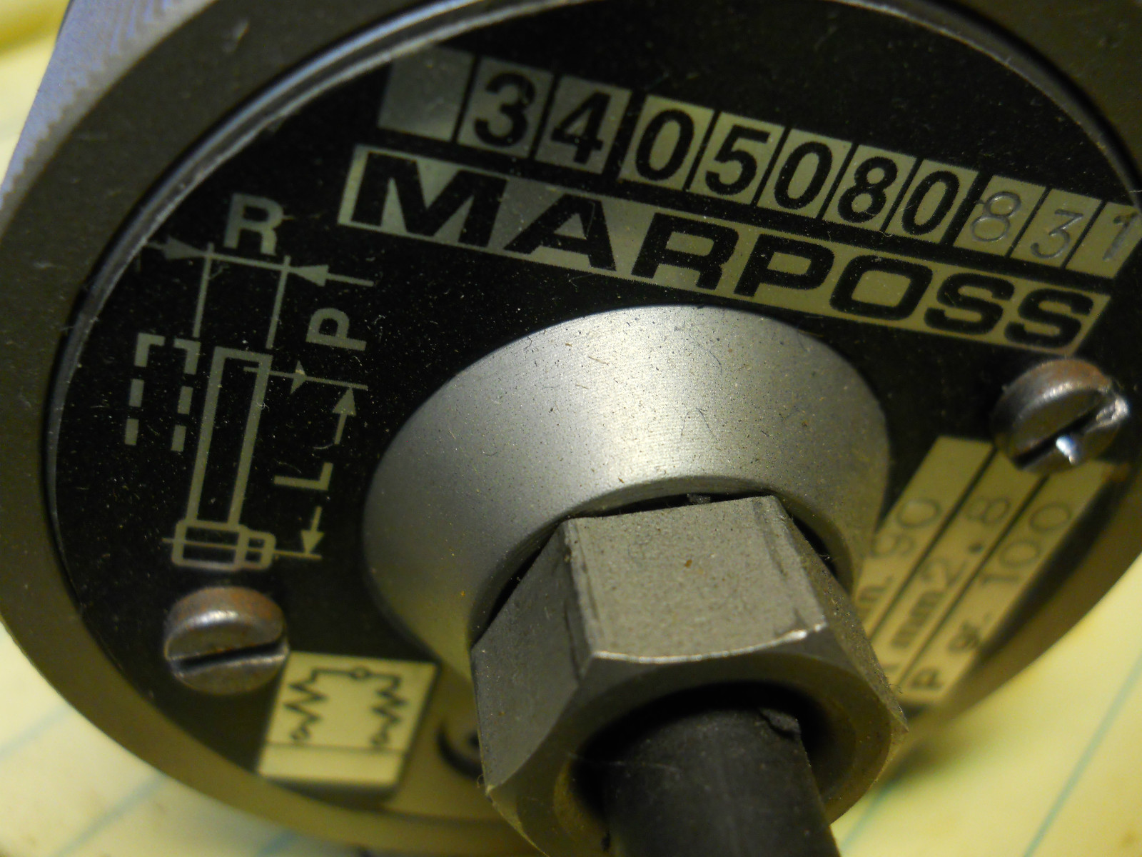 MARPOSS MODEL 3405080831 GAUGE HEAD NEW | eBay