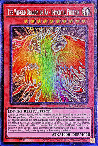 The Winged Dragon of Ra - Immortal Phoenix MZTM-EN074 (CR) | eBay