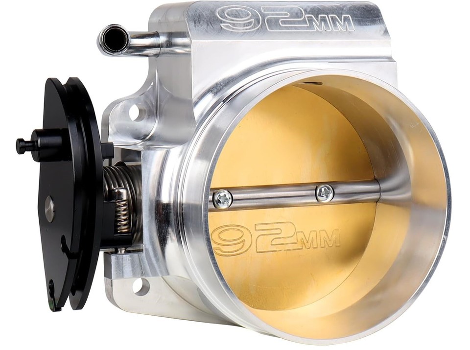 LS Throttle Body 92mm Drive by Cable DBC TBI 4 Bolt TPS IAC For GM LS1 ...