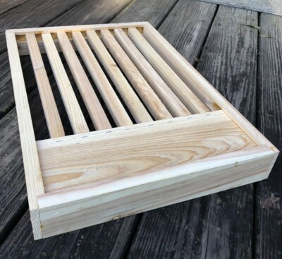 Cypress 8 frame slatted rack for Langstroth bee hive | eBay