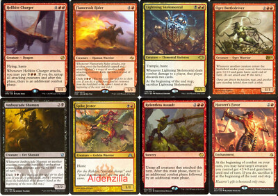 MTG Haste Dash Deck - Lightning Skelemental - Magic the Gathering | eBay
