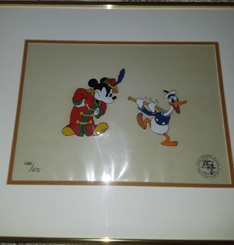 Disney “Mickey Mouse Portfolio” Limited Edition Production Cels Set of ...