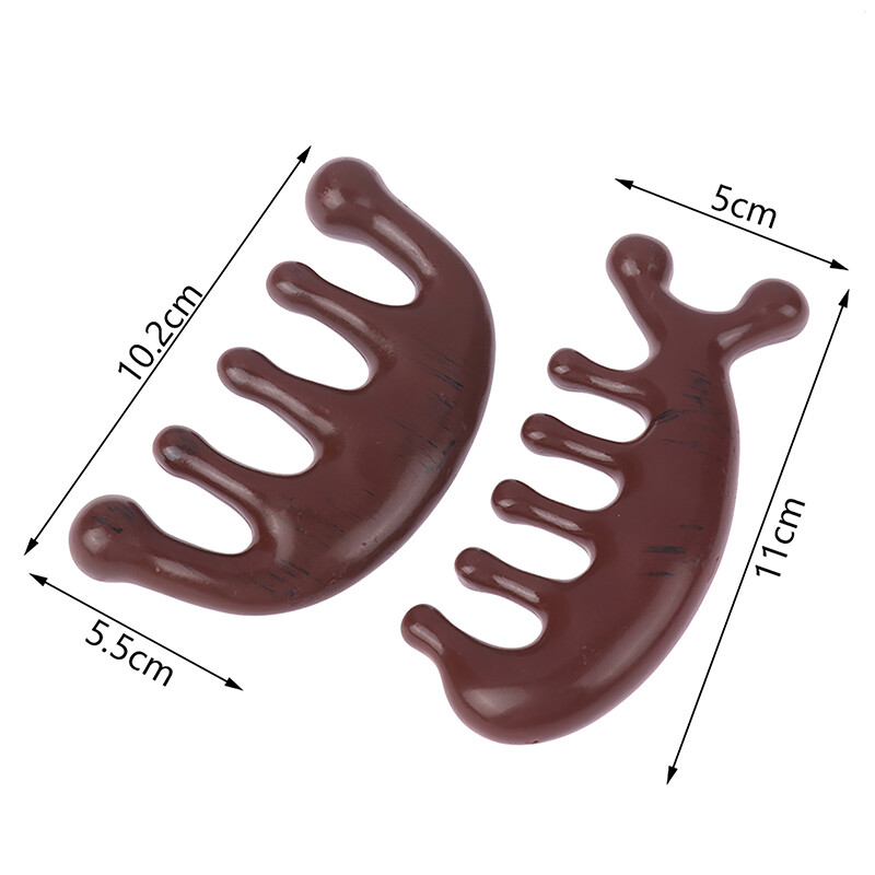1Pc Resin Massage Comb Head Meridian Scalp Comb Face Scraping Wide ...