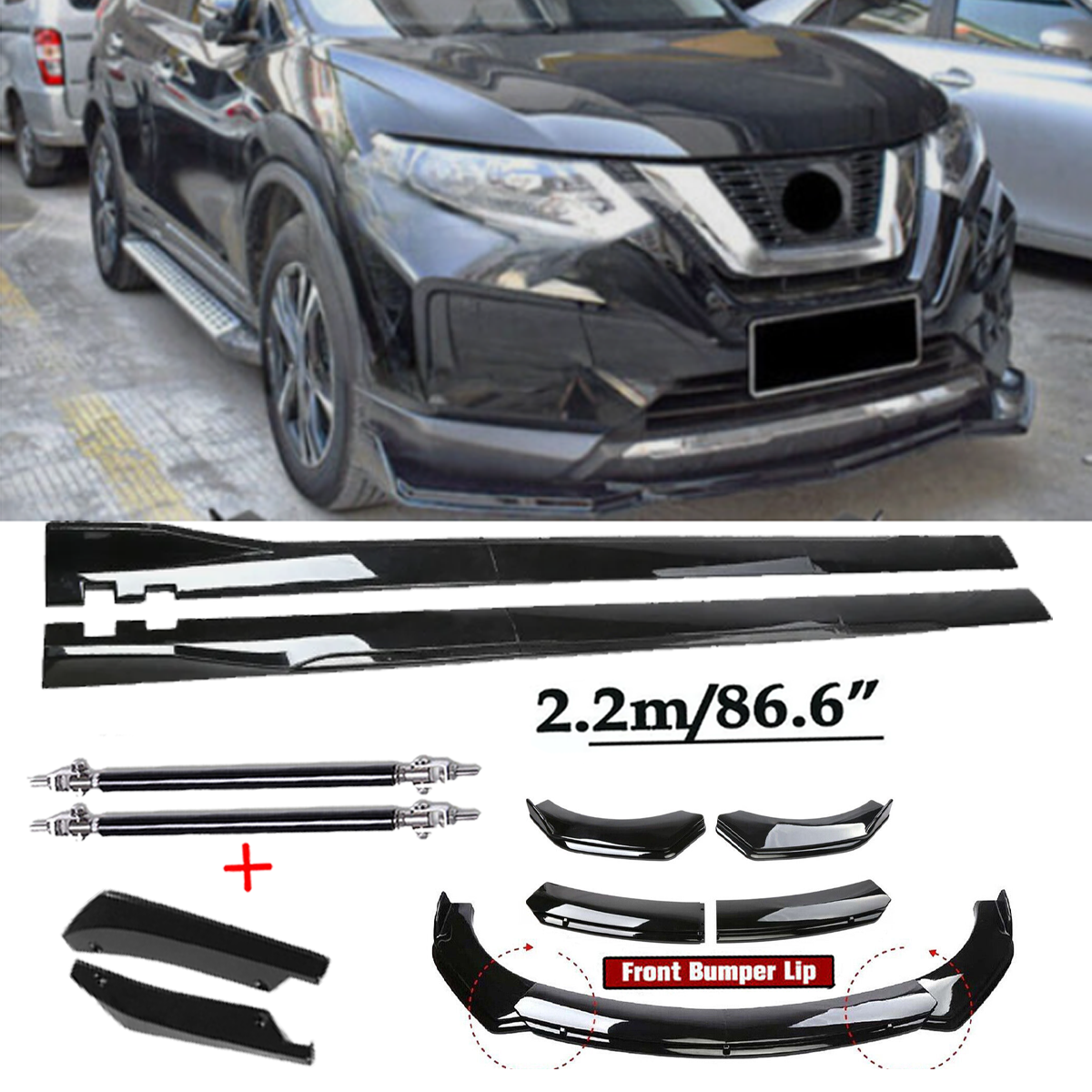Nissan Rogue Body Kit 2014 Nissan Rogue Rear Bumper Painted ReveMoto
