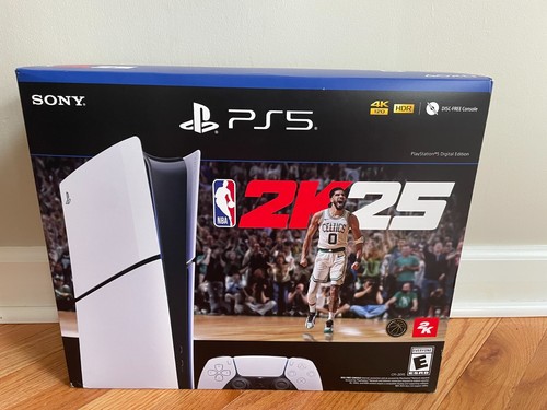Sony PlayStation 5 Slim Console Digital Edition (NBA 2K25 Bundle) NEW ...
