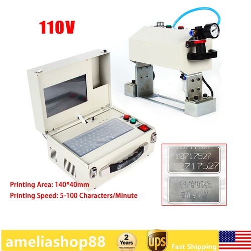 Pneumatic Dot Peen Marking Machine Vin Code Chassis Number Printer Any ...