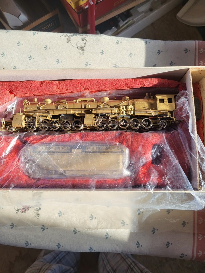Westside Model Company Santa Fe 3000 2-10-10-2 Brass Steam Locomotive ...