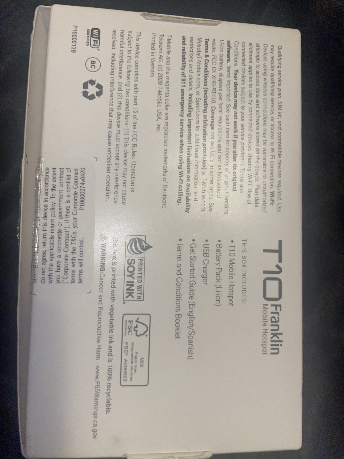 Franklin T10 256GB Mobile Hotspot - Black for sale online | eBay