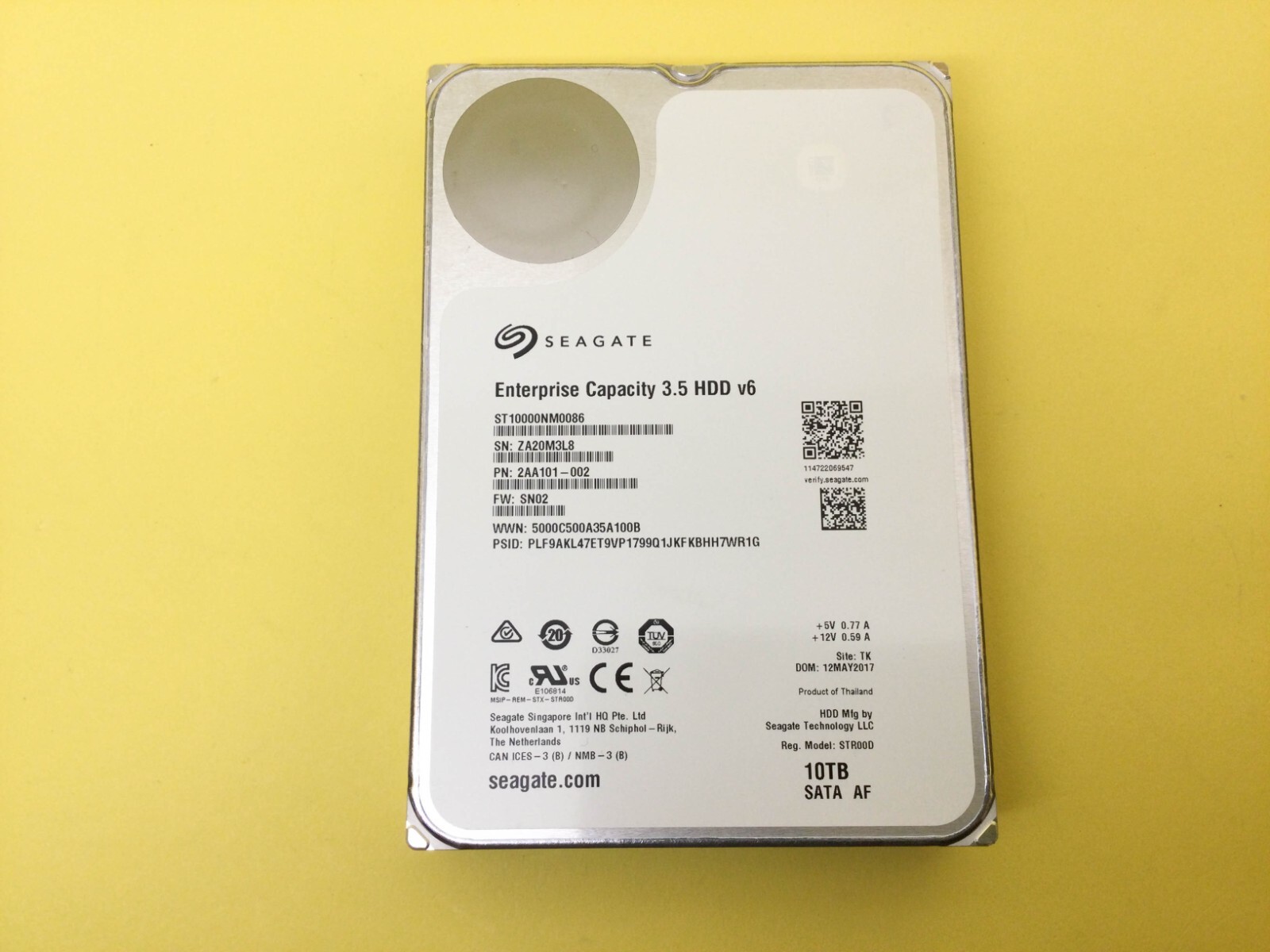 Seagate 10TB 7.2K RPM SATA 6.0Gb/s 3.5" Internal HDD ST10000NM0086 | eBay