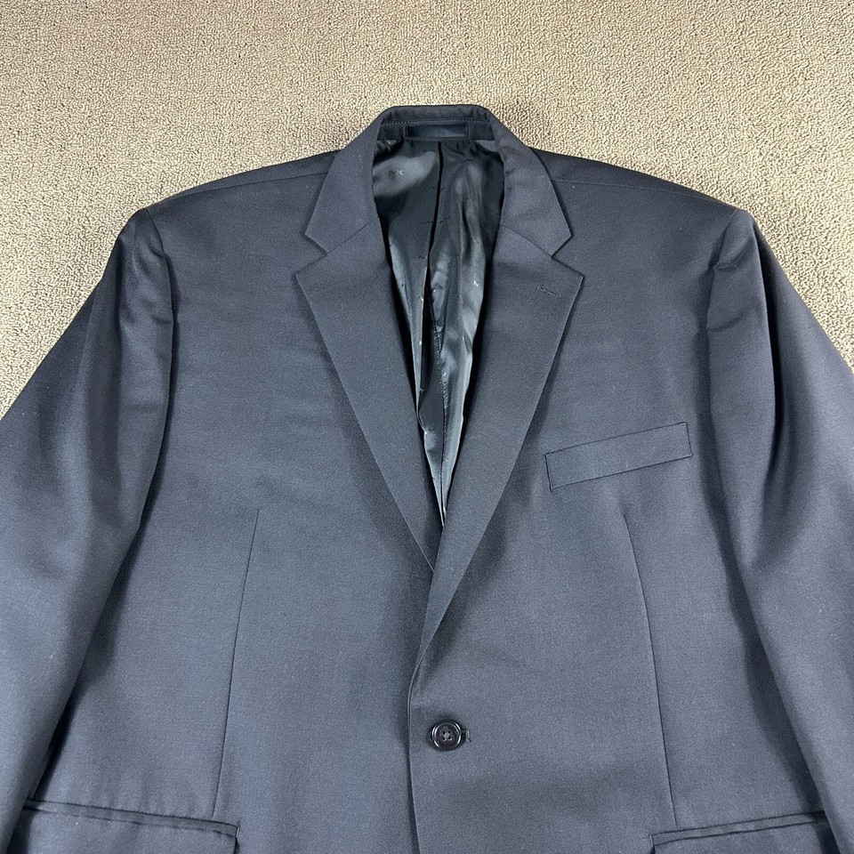 Michael Kors Men's Wool Blend Natural Stretch Sport Coat Blazer Black ...