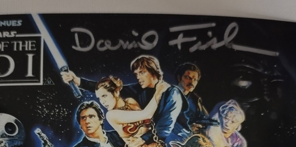 STAR WARS RETURN OF THE JEDI DANIEL FRISHMAN EWOK SIGNED AUTOGRAPHED ...