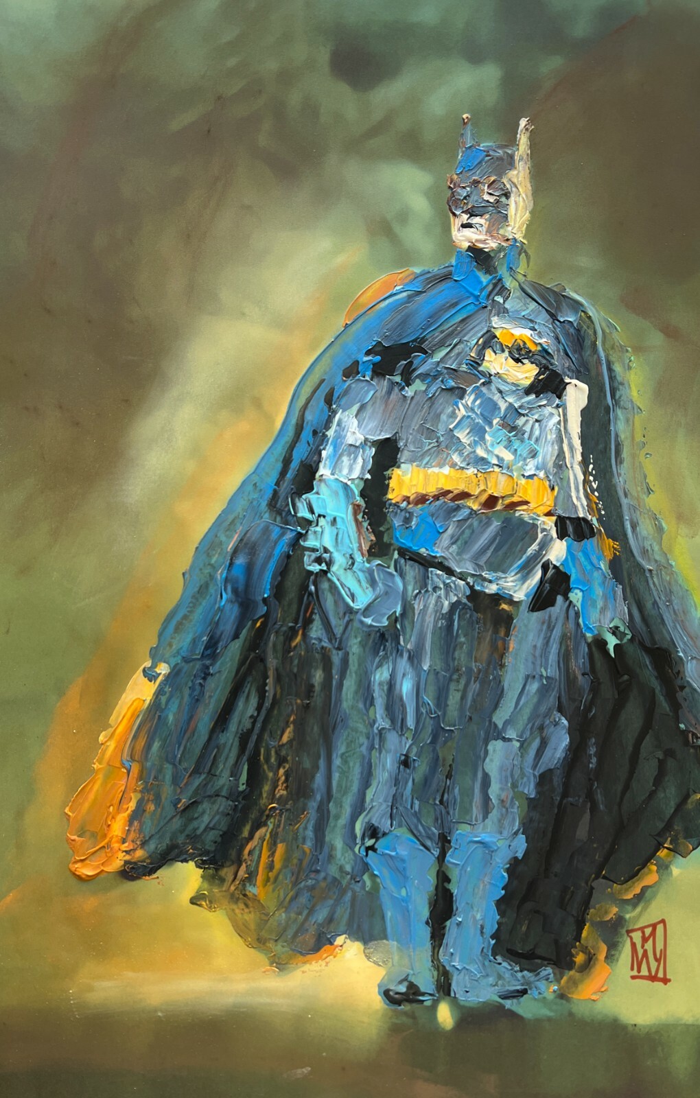 Abstract Superhero Art