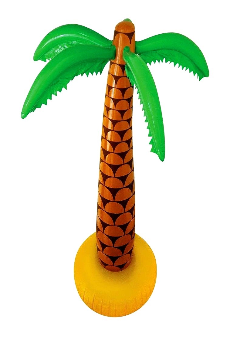 3 FT INFLATABLE PALM TREE BLOW UP HAWAIIAN SUMMER PARTY DECOR BEACH TOY ...