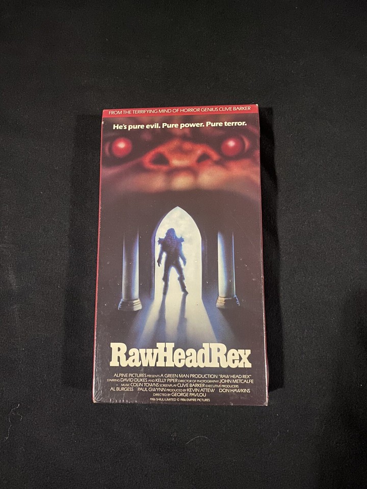 *RARE* Rawhead Rex Clive Barker film VHS (VTG 1987) Vestron - Horror ...