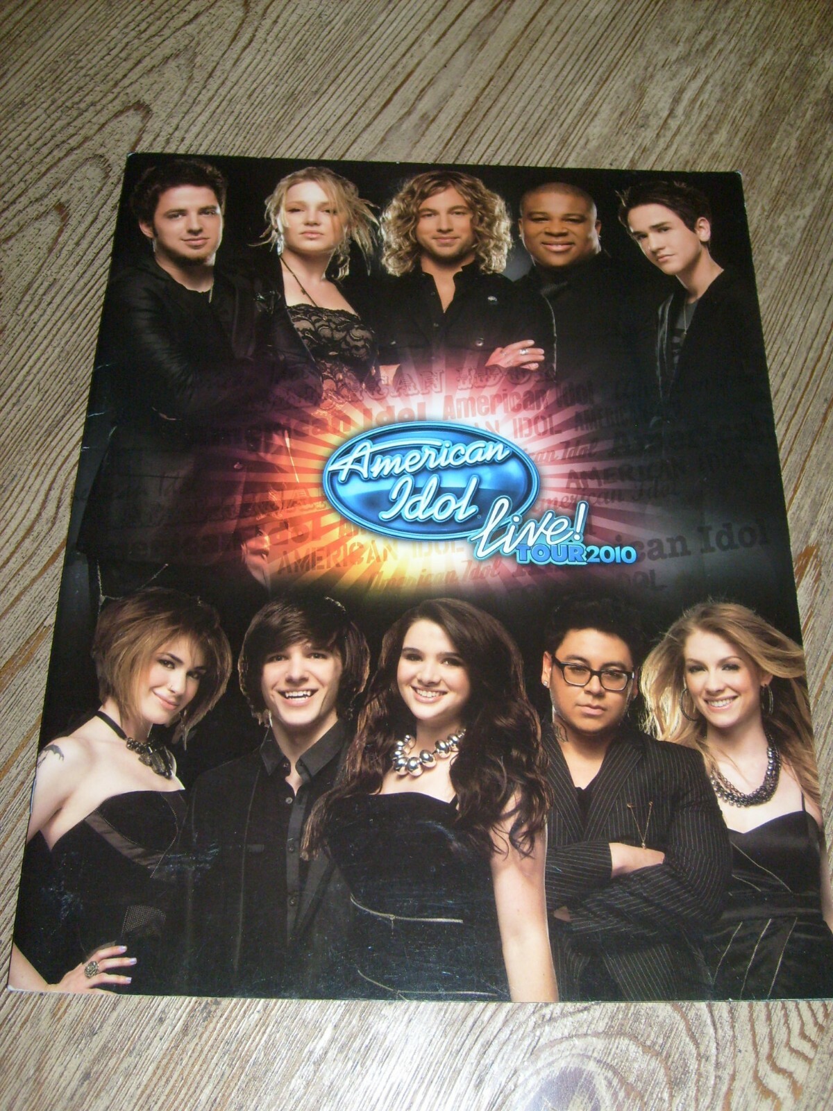 American Idol Idols Live Concert Tour Program 2010 Lee Dewyze Crystal ...
