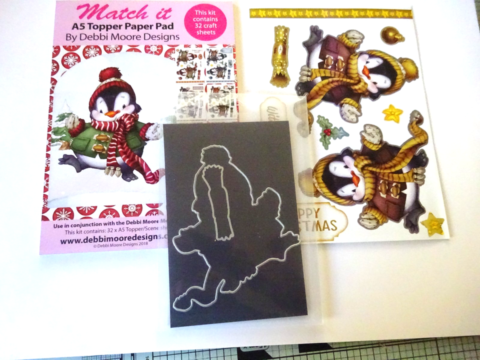 DEBBIE MOORE DESIGNS CHRISTMAS MATCH IT DIES + A5 TOPPER PAD PACK4 (JAN ...
