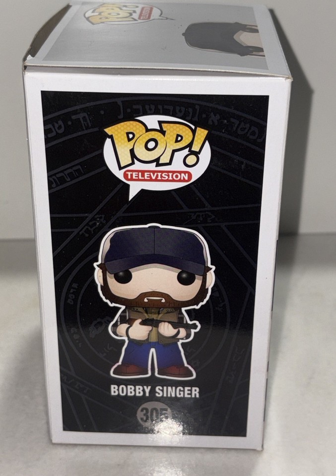 Funko POP Bobby Singer Vinyl Figure Television Supernatural #305 BOX ...