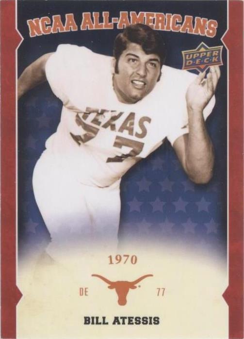 2011 Upper Deck University of Texas - Ncaa All-Americans Bill Atessis # ...
