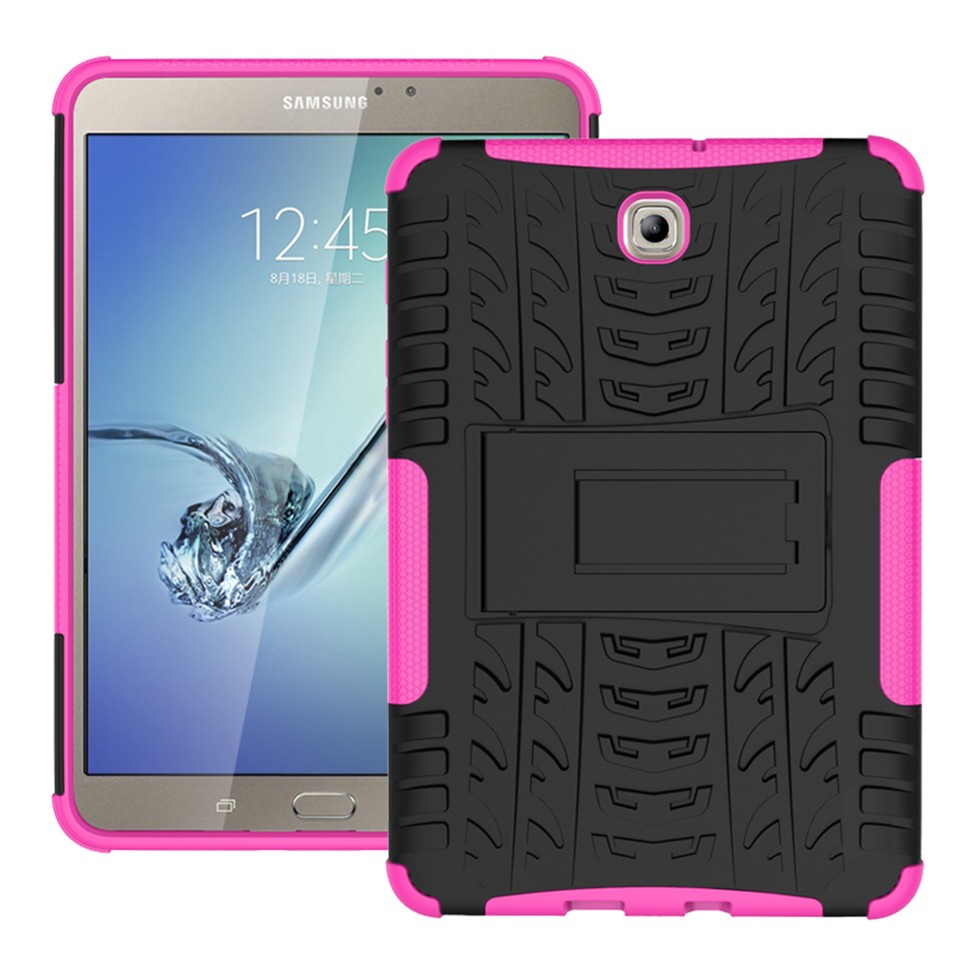 Heavy Duty Rubber Tablet Cover Case For Samsung Galaxy Tab S2 8.0/9.7 ...