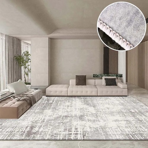 Light Luxury Gray Large Carpets Living Room Study Lounge Carpet ...