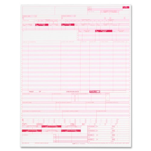 Tops Ub-04 Hospital Claim Form - 1 Part - 11" X 8.50" Form Size - 2500 ...