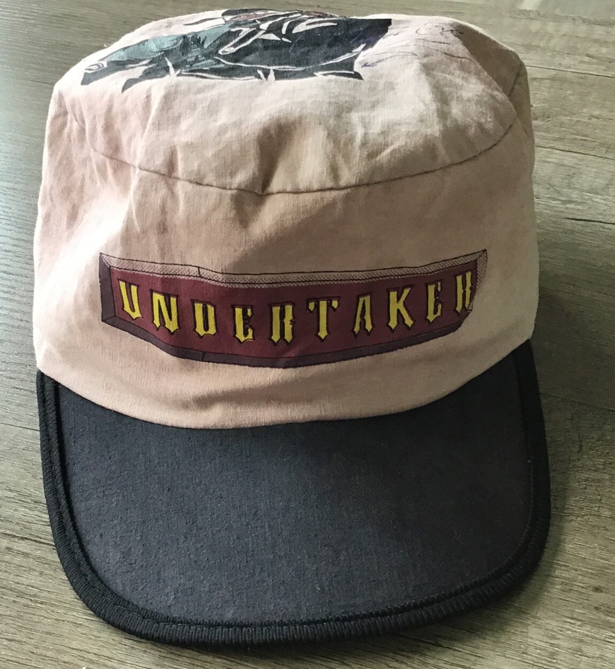 Vintage WWF Undertaker Titan Sports Youth Painter’s Hat Cap 1991 WWE | eBay