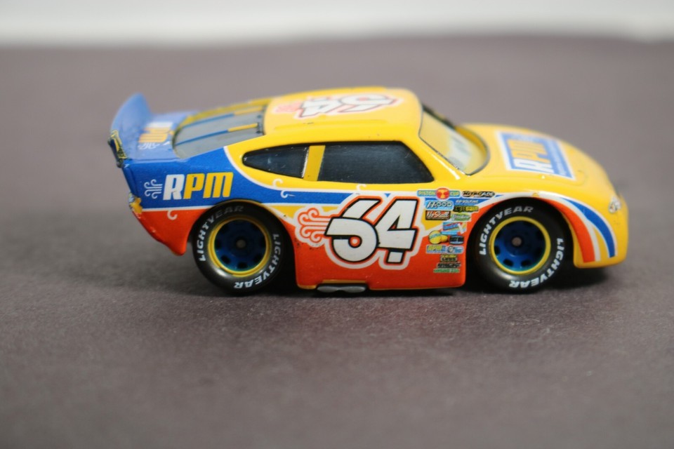 Disney Pixar Cars RPM #64 Lenticular Eyes 1:55 Metal Diecast Toys Car ...