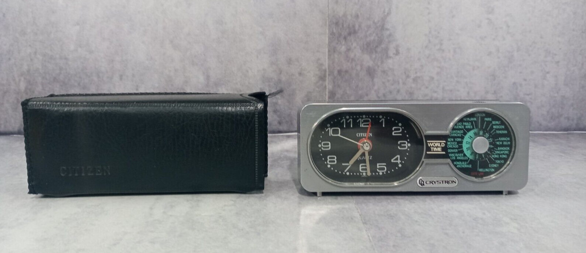 onlineshop buying Vintage World Time Alarm Clock Quartz