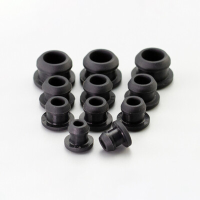 2.5mm to 30mm Snap-on Hole Plug Silicone Rubber Blanking End Caps Seal ...