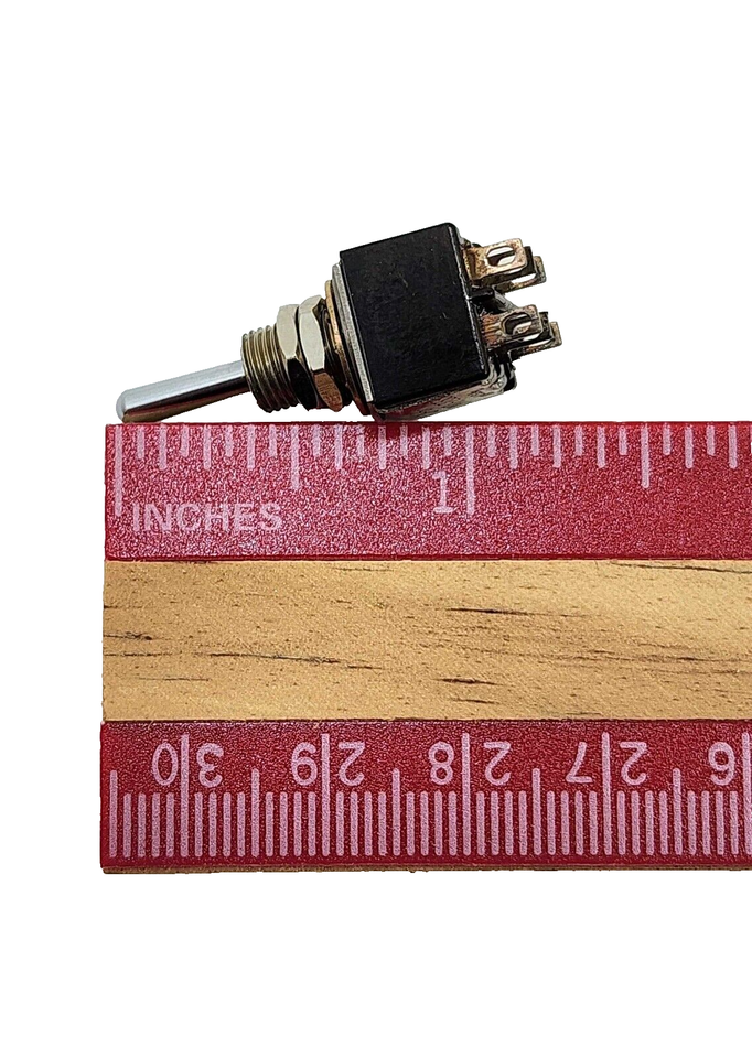 (1x) 5A 125VAC - DPDT - Mini Toggle Switch - On-On-Momentary (ON) - JBT ...