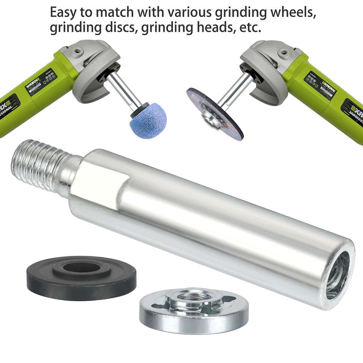 3PCS Angle Grinder Extension Connecting Rod Rotating Extended Shaft ...