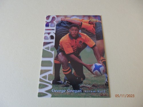 GEORGE GREGAN - WALLABIES - 1996 FUTERA RUGBY UNION CARD #11 | eBay
