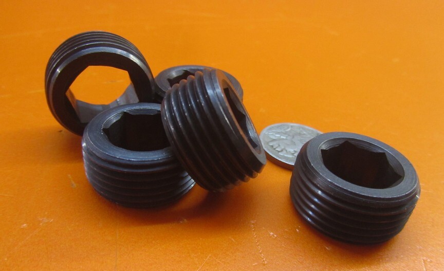 Black Oxide Hollow Jam Set Screws, 1"-14 x 1/2" Height, 5 Pieces | eBay