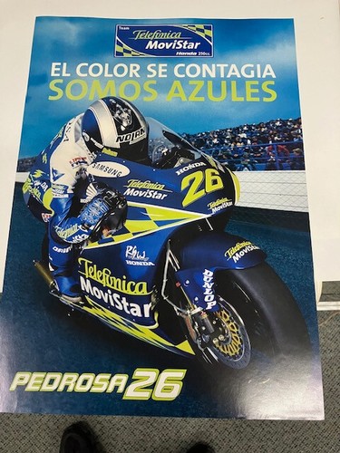 Honda 250 MotoGP Dani Pedrosa 26 Telefonica Movistar Approx 420mm x ...