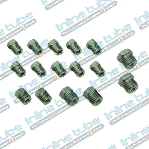 Stainless Steel Tube Fittings Nuts 3/16 Tubing 45 Inverted Flare Set ...