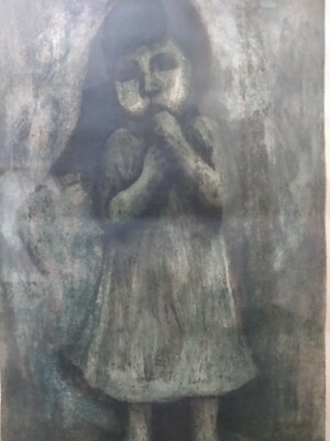 Mexican Art Painting Etching Fanny Rabel Limited Edition 14/20 El ...