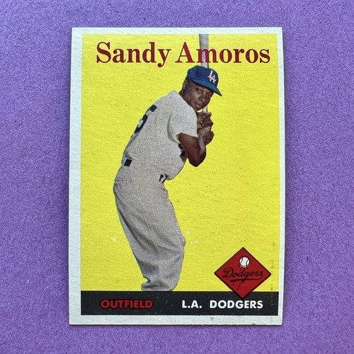 1958 Topps #93 Sandy Amoros NM-MT *HGCVAULT* | eBay