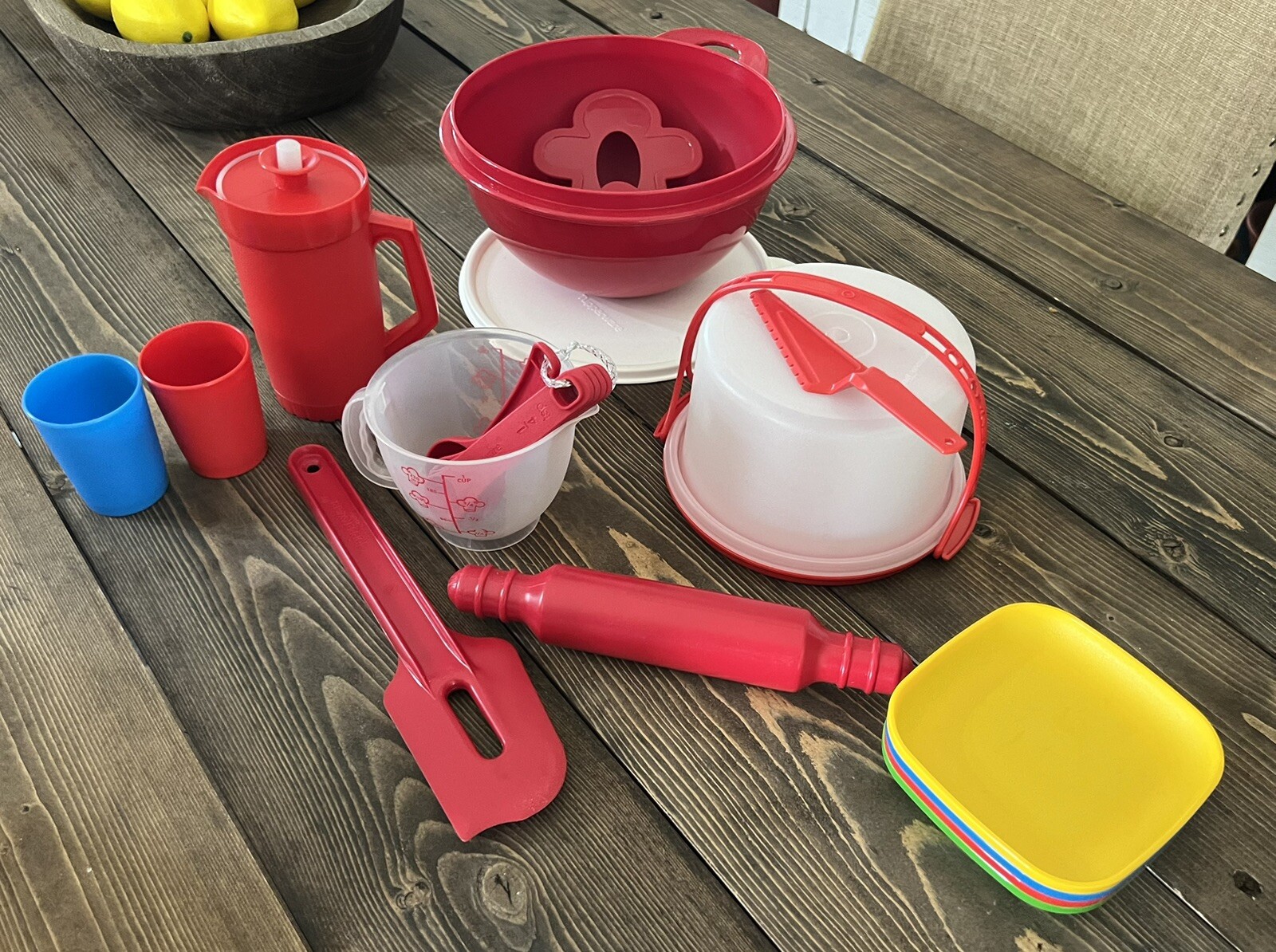 Kids 16 Piece Tupperware Mini Party Childrens Kids Play Set NEW | eBay